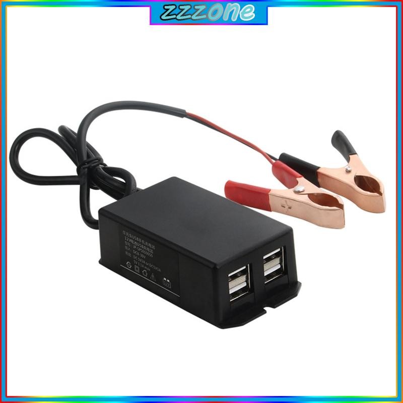 zzz Car Motorcycle USB Hub Charging Station for Phone for DC Converter ...