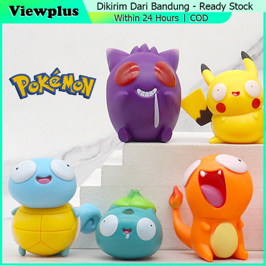 Action Figure Pokemon Pikachu Charmender Bulbasaur Children's Toy ...