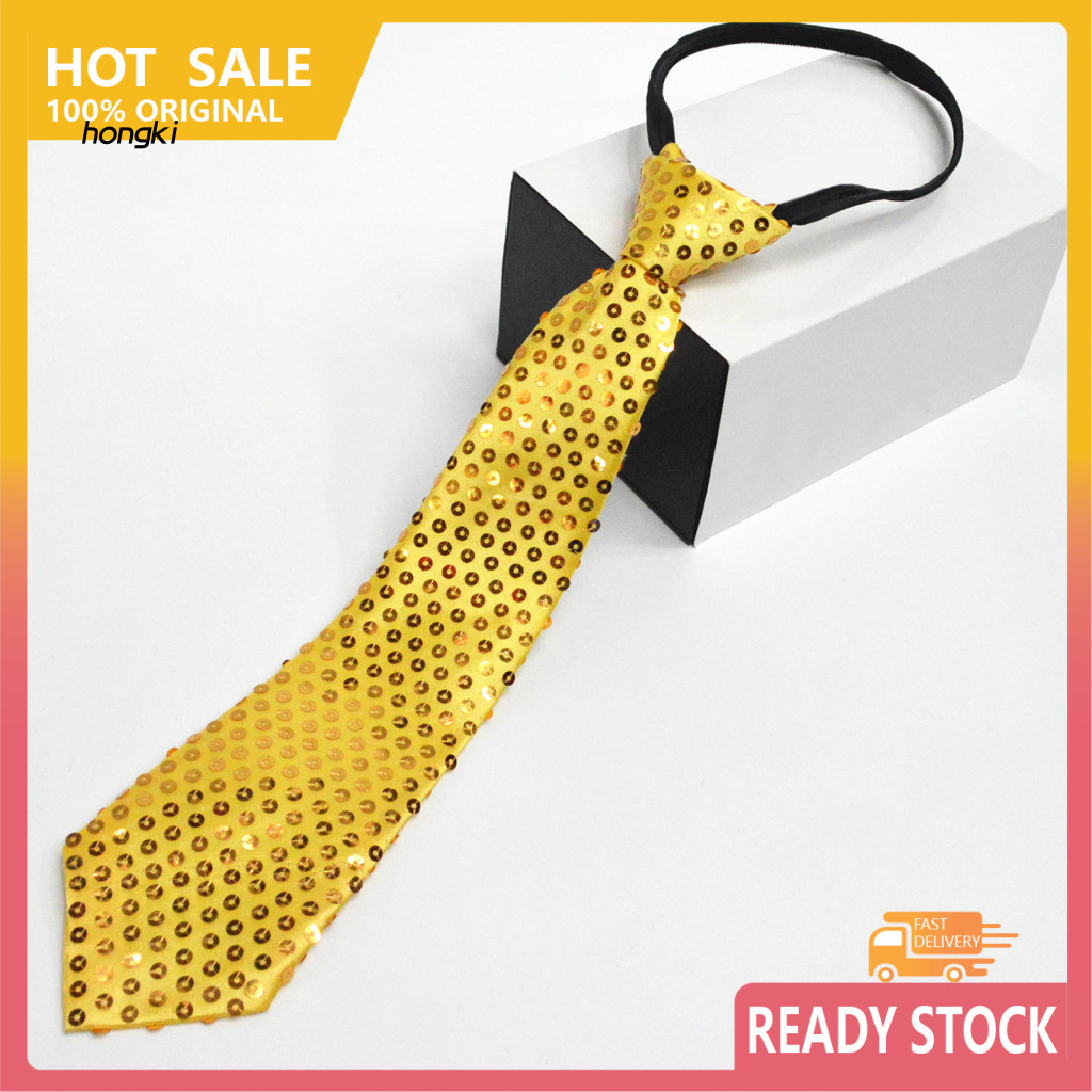 HH Suit Coat Tie Sequin Necktie Shiny Sequin Vintage Men's Business ...