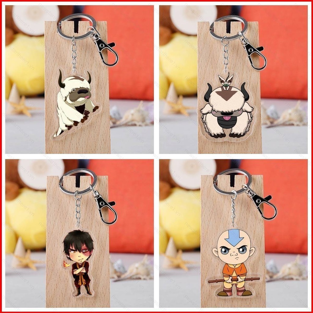 Ere1 Avatar The Last Airbender keychain Aang Katara Sokka Zuko Iroh ...