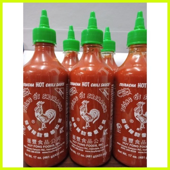 Tuong Ot Sriracha Rooster Brand Huy Fong Sriracha Hot Chili Sauce