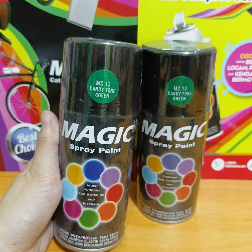 HIJAU Pilox Disinfectant Multipurpose Spray Paint Diton MAGIC Spray ...
