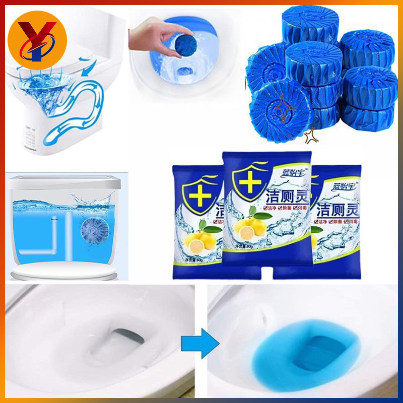 Individual Packaging Blue Tablet Toilet Bowl toilet bowl cleaner ...