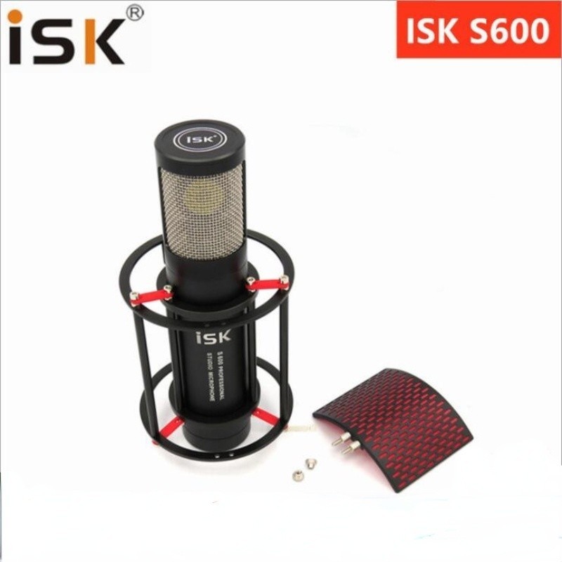 Isk S600 Rocket Condenser Microphone Female Anchor Singing Microphone | Shopee Philippines