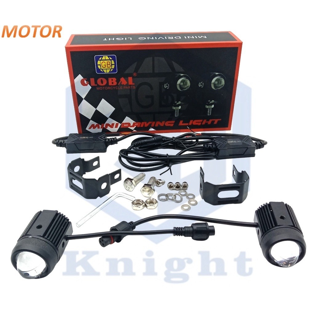 Motorcycle Global Mini driving Light w/ ballast v2 Automative Spare ...
