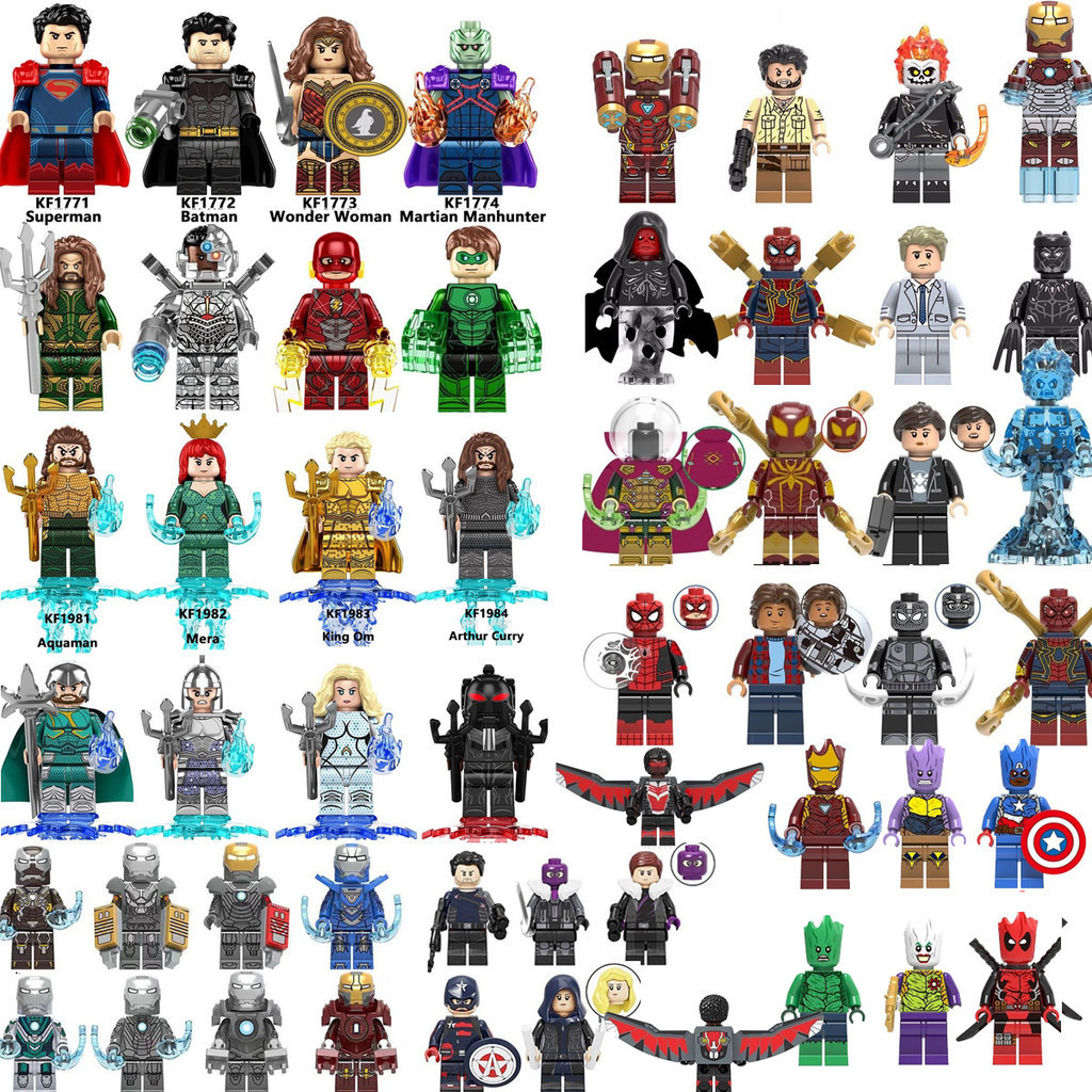 Children's gifts Building block minifigure Superhero toy Justice League ...