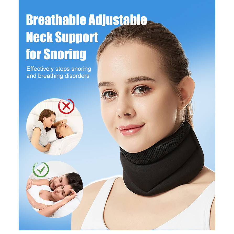 Anti-snoring neck brace for women, home fixed neck brace, breathable ...