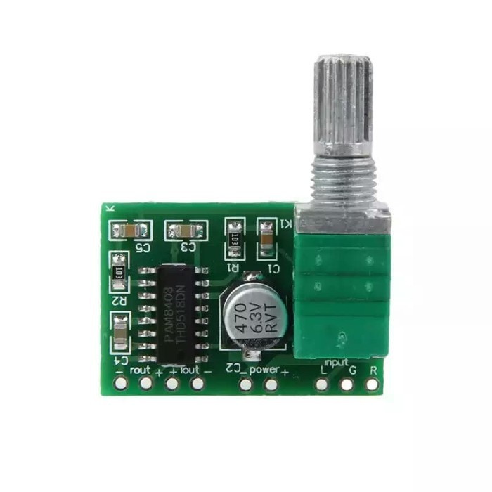 Pam8403 Amp Kit 5V Power Amplifier Mini Board 2channel 3W Potentio ...
