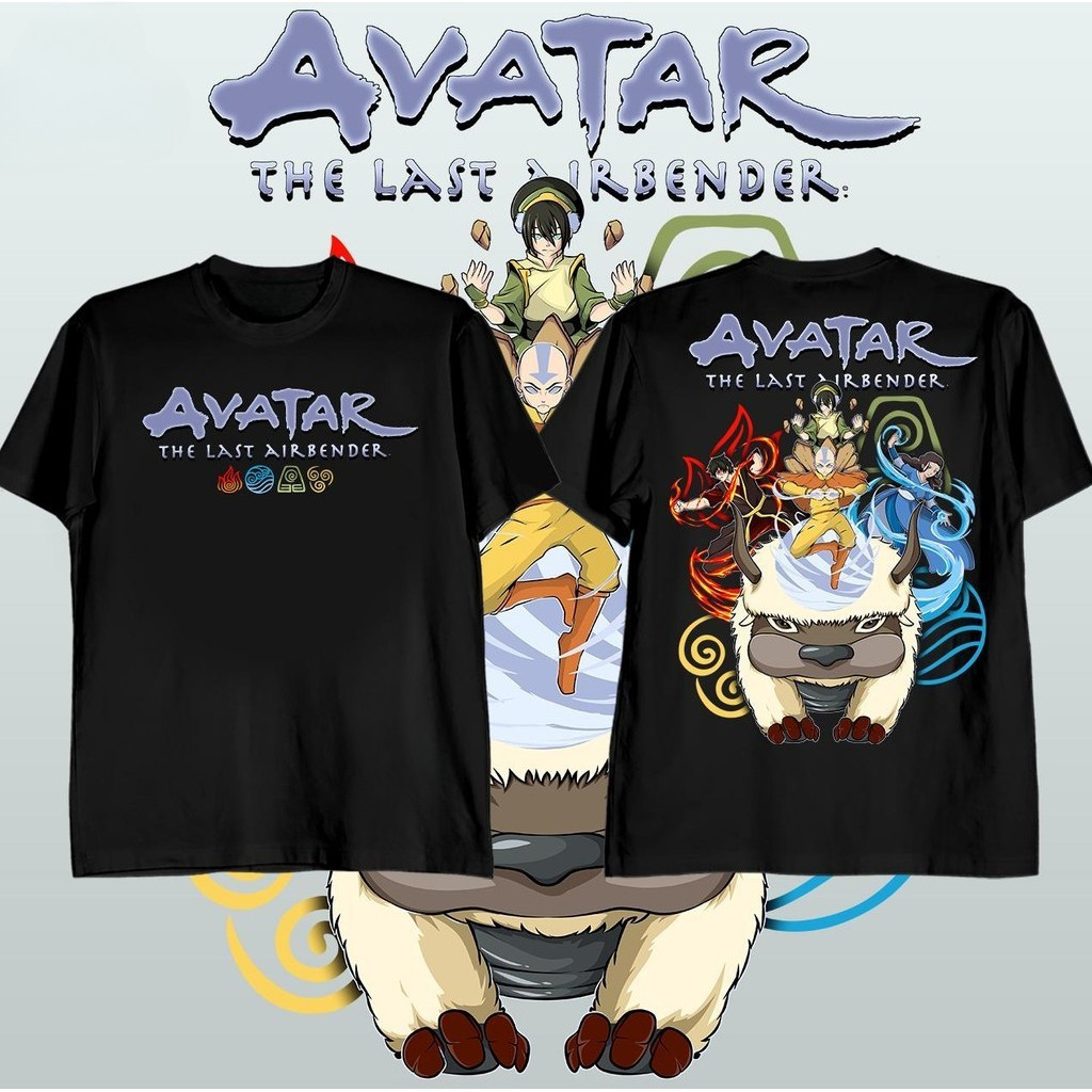 Print Avatar Last Airbender graphic T-shirts for men and women | Shopee ...