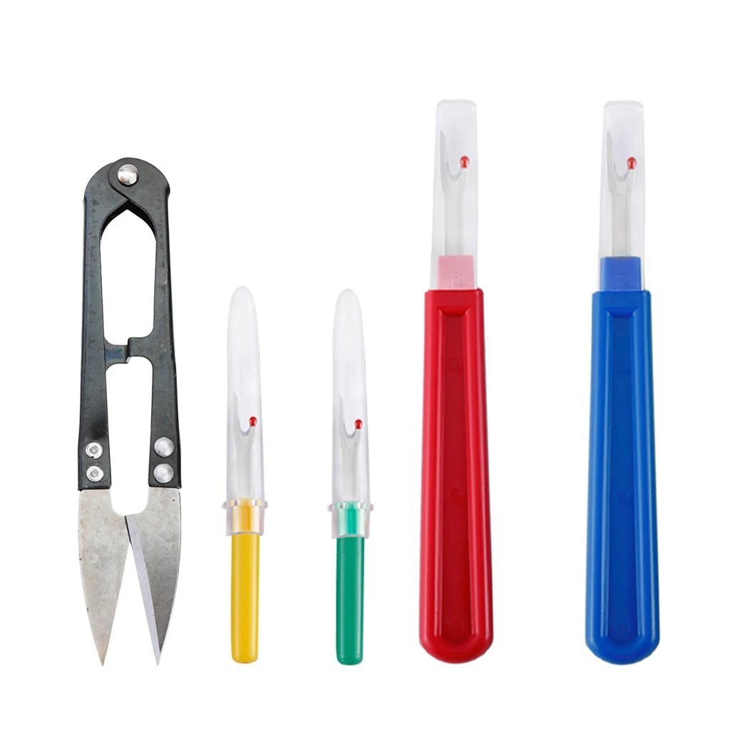 5pcs Yarn Stitch Scissor Yarn Cutter Kit Seam Ripper Yarn Scissor for ...