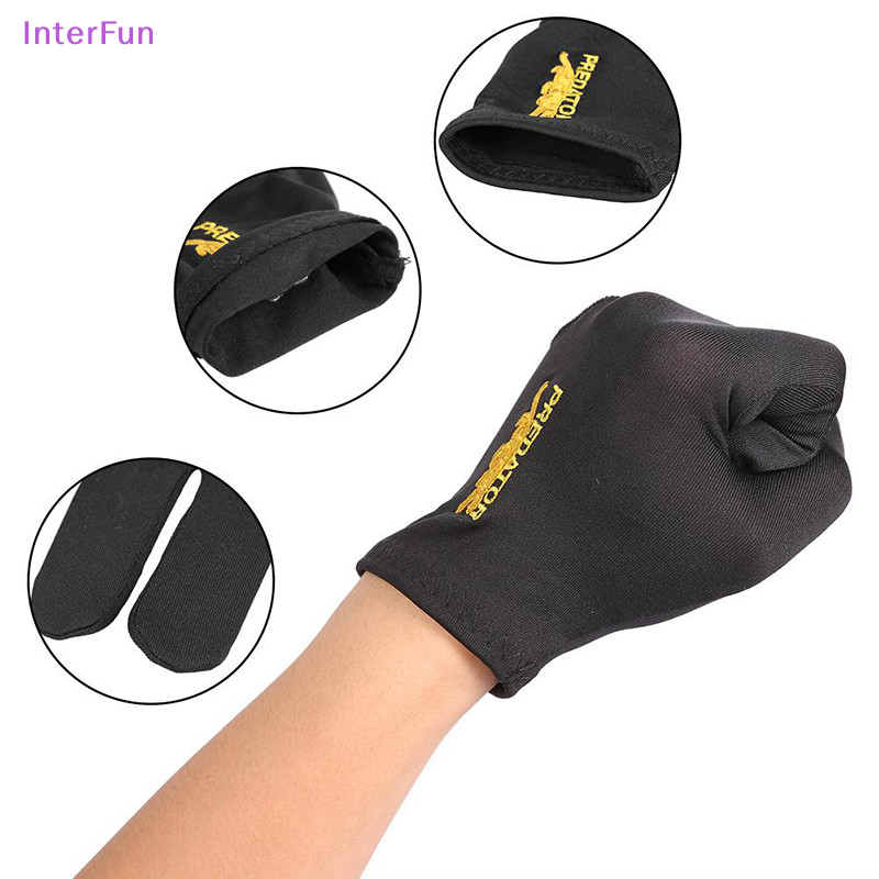 [InterFun] Billiards Glove Three-finger Pool Players Gloves Embroidered ...