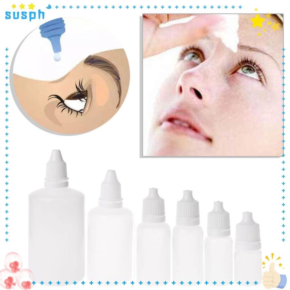 SUSPH 1/5pcs 5/10/15/20/50/100ml Squeeze Bottle Reuse Eye Dropper ...