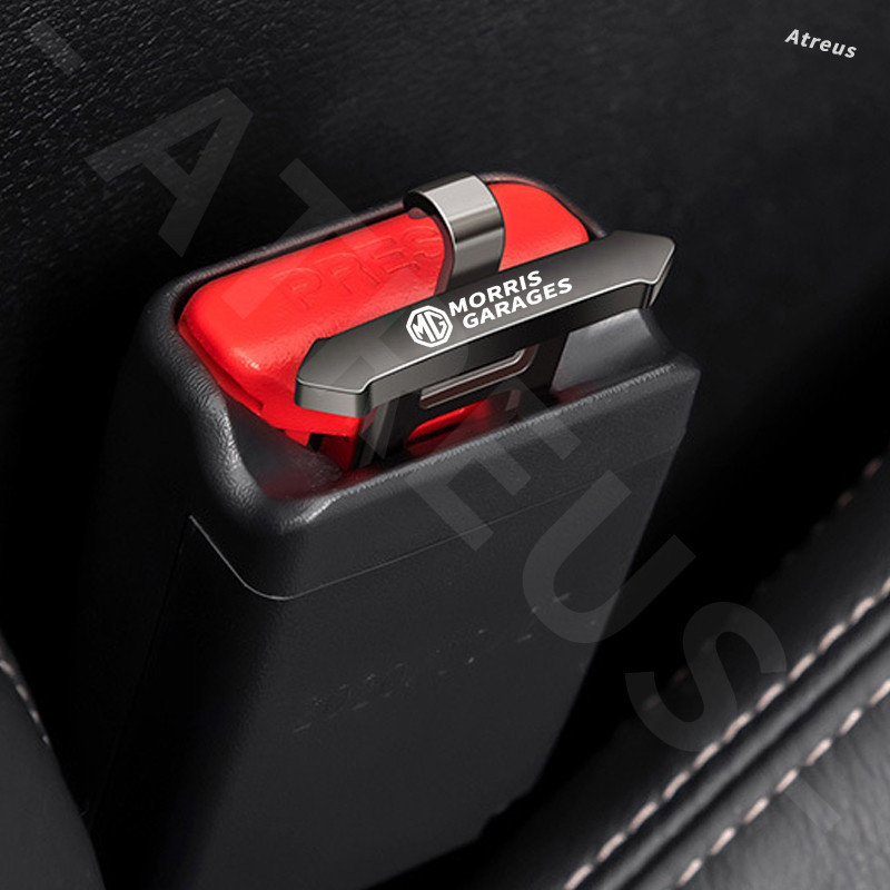 MG Car Seat Belt Buckle Insert Hook Sound Eliminate Car Safety Belt ...