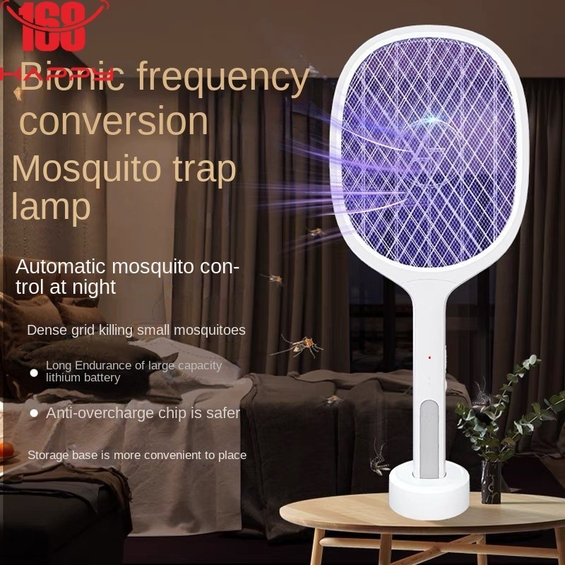 New electric mosquito swatter 2 in 1 high voltage efficiency killer ...