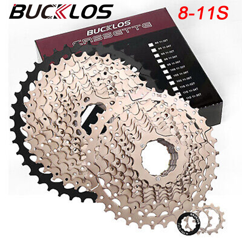 BUCKLOS Sport Flywheel 8 9 10 11 Speed Roadbike Cassette Cogs Freewheel 32T 36T 40T 42T 46T 50T ...