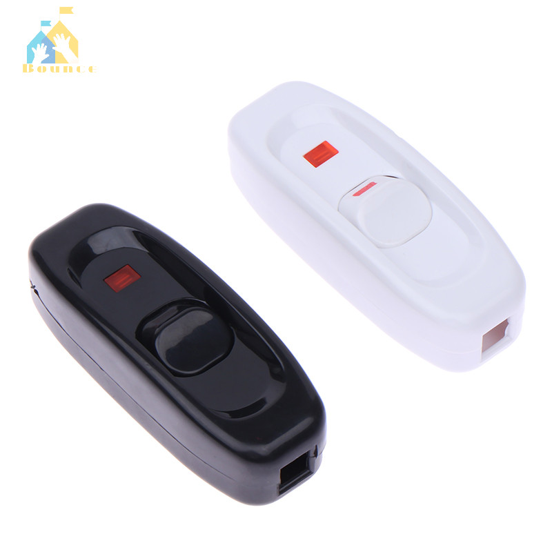 Bounce 1Pc Cord Switch 250V 10A ON/OFF Push Button Switch Table Lights ...