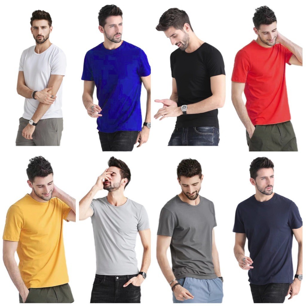 Exclusive UrbanWear Plain T-Shirt Round Neck Unisex Cotton Top tees ...