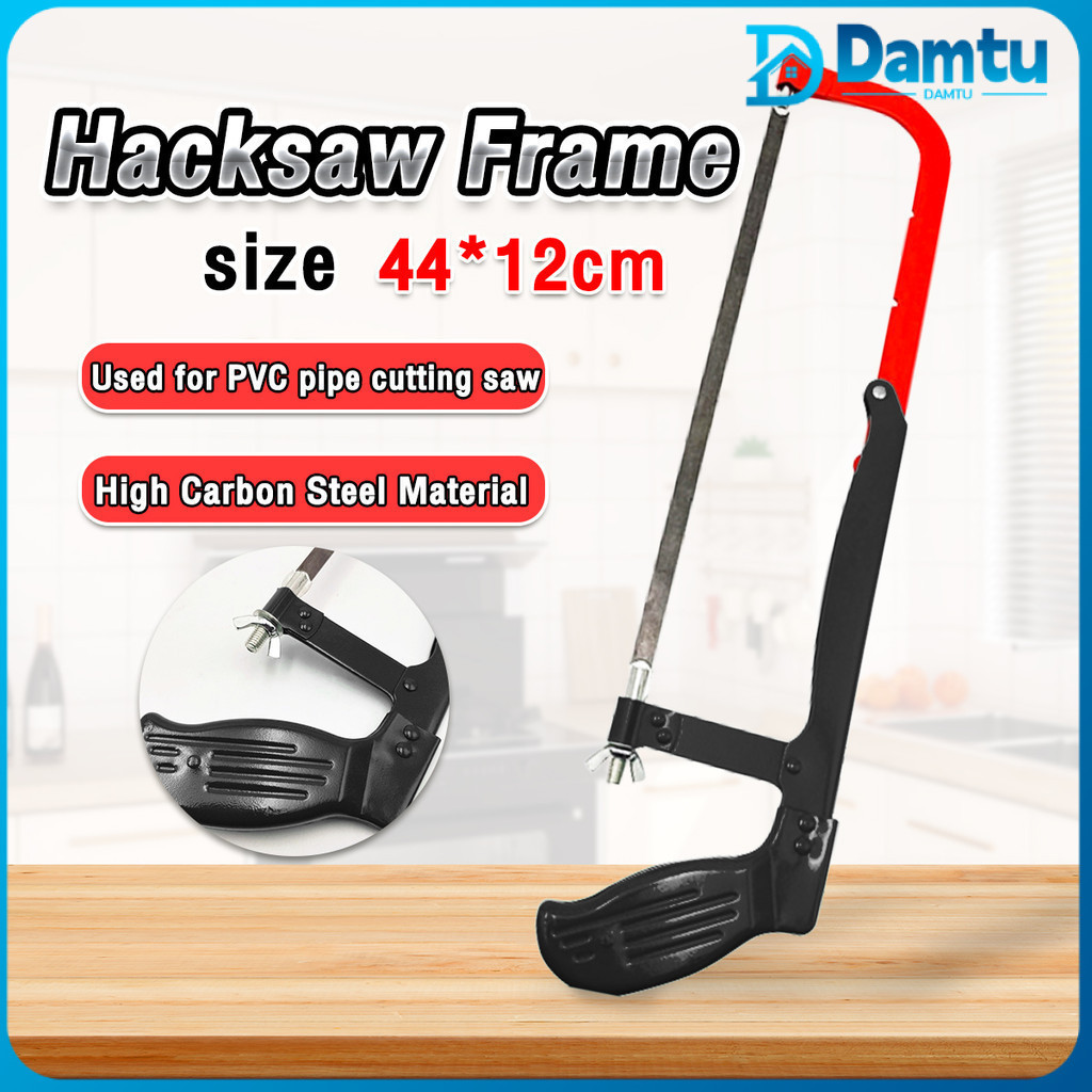 Damtu Heavy Duty Hacksaw Frame with Blades Adjustable Hand Saw 44*12cm ...