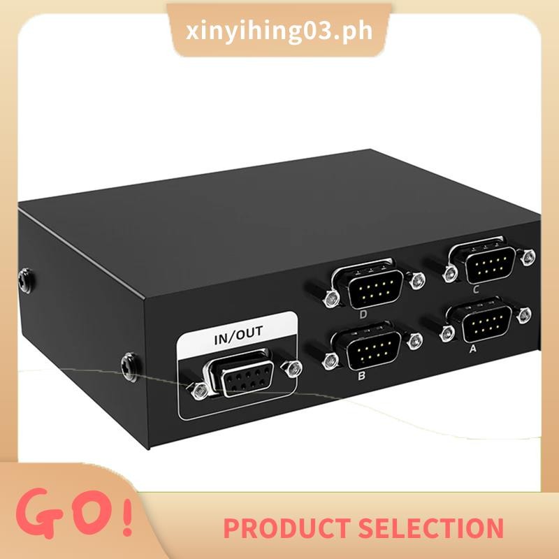 In Stock RS232 Switch 4 in 1 Out RS232 Serial DB9 Pin Switcher 4x1 for ...