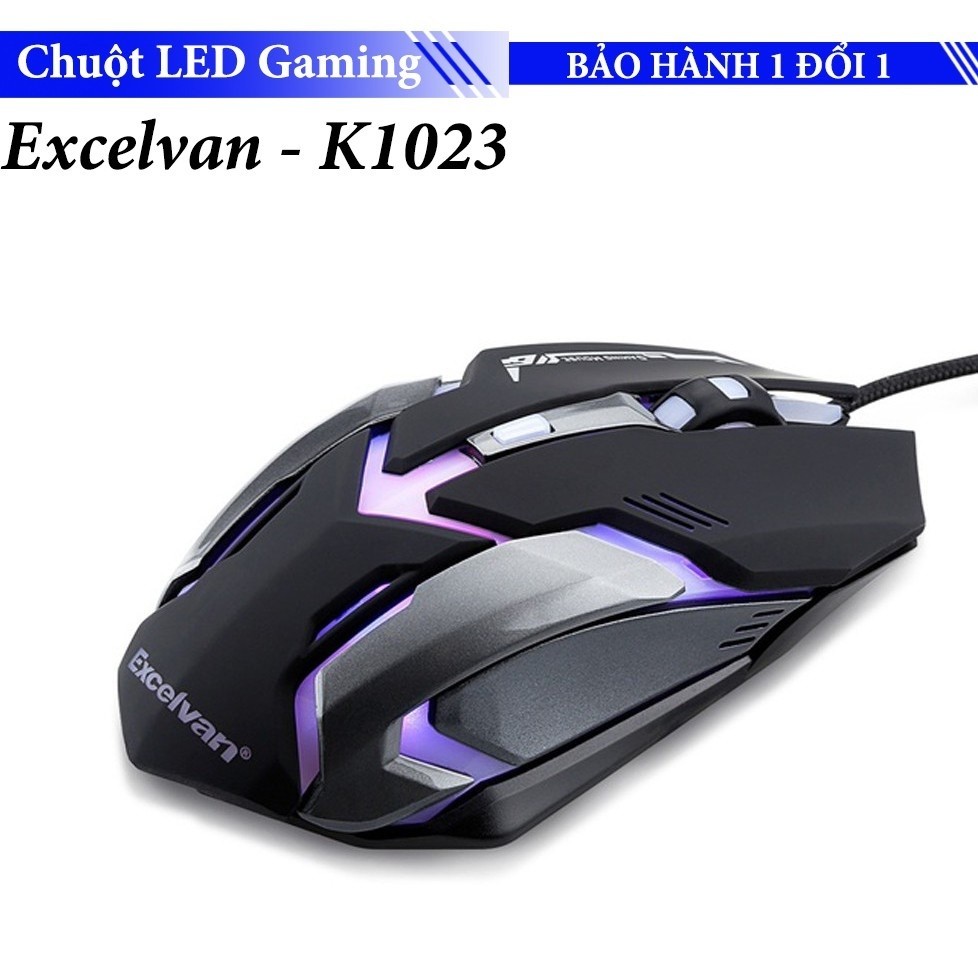 Excelvan K1023 LED gaming mouse - 6 buttons, 3200 DPI, RGB color change | Shopee Philippines