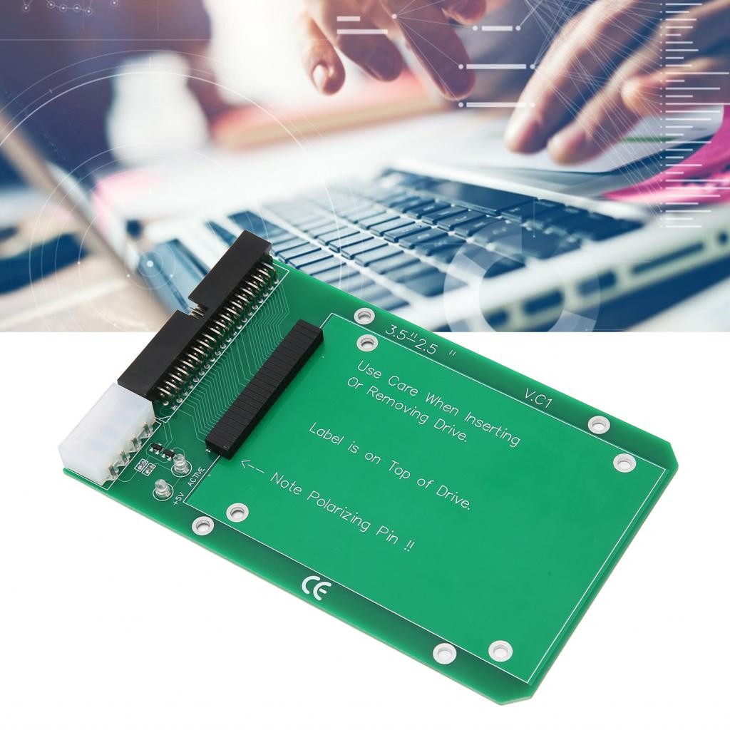 Soxii Zunate Laptop SATA to IDE Adapter 2.5 3.5 Inch 44 Pin Hard Disk Drive 40 Desktop PC PATA ...