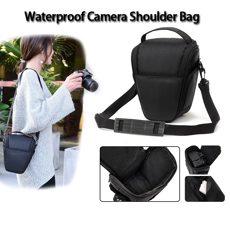 Fashion Triangle Waterproof DSLR/SLR Digital Camera Shoulder Bag For ...