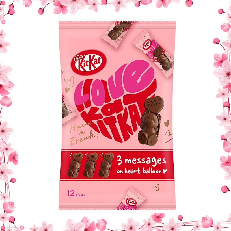 Nestlé Japan Kit Kat Heartful Bear Share Bag with 12 Pieces | Shopee ...
