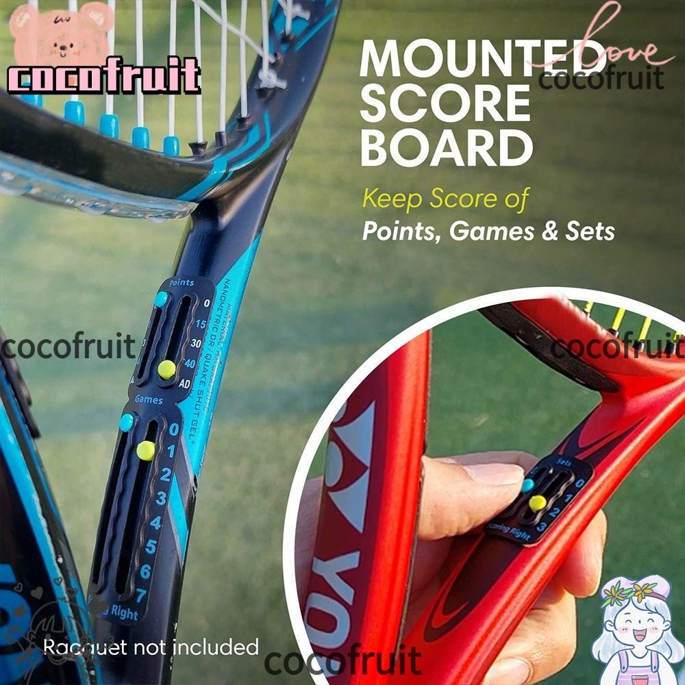 COCOFRUIT Portable Tennis Racket Marke, Easily Mounted Keep Score of ...