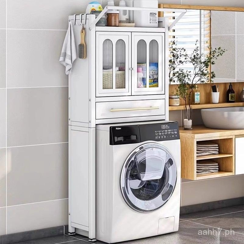 Bathroom Over-Washing Machine Storage Rack Balcony Organizer Shelf ...