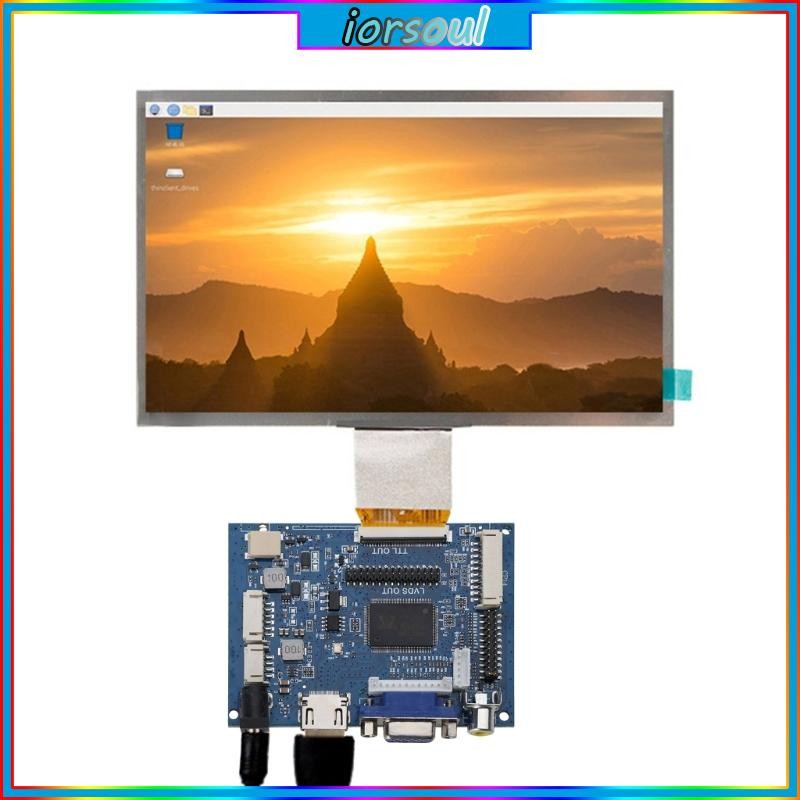 IOR LCD Display 50Pin Universal TTL LVDS Controller Board 1 2 VGA 2AV for AT070TN90 92 94 Driver ...