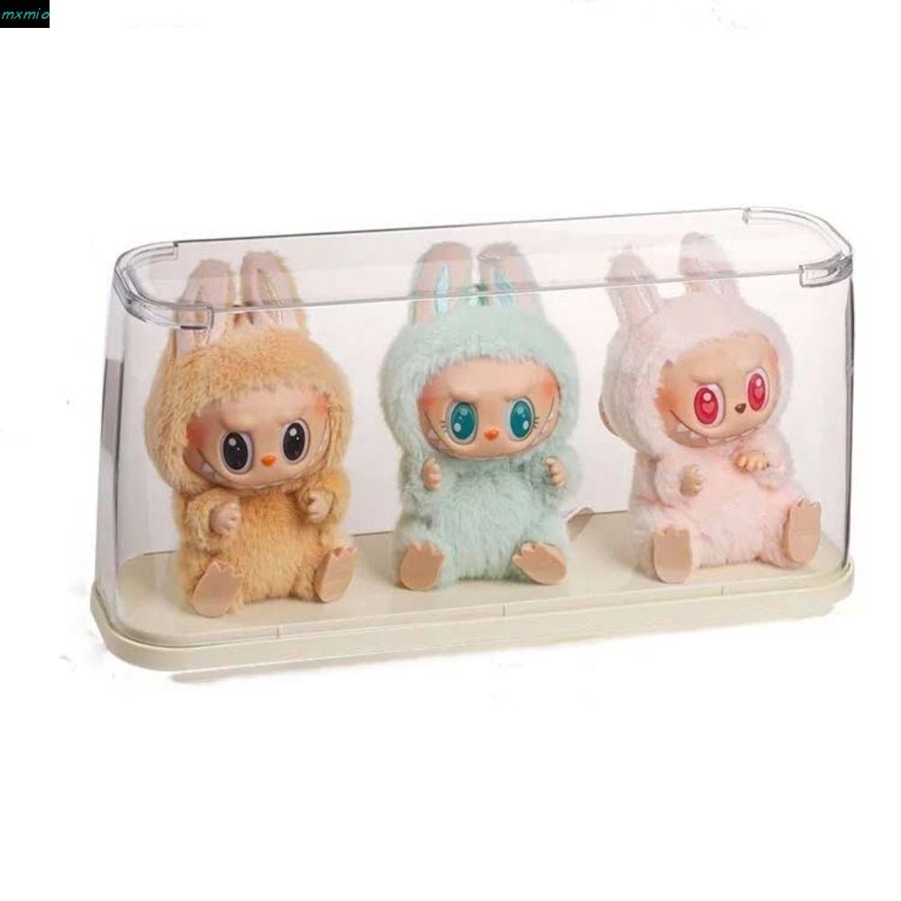 MXMIO Sitting Party Labubu Storage Case, Transparent Hand-made LABUBU ...