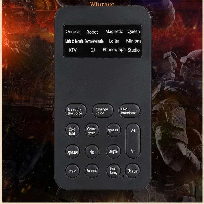 WRC Sound Maching Handheld Microphone Voice Changer Sound Effects ...