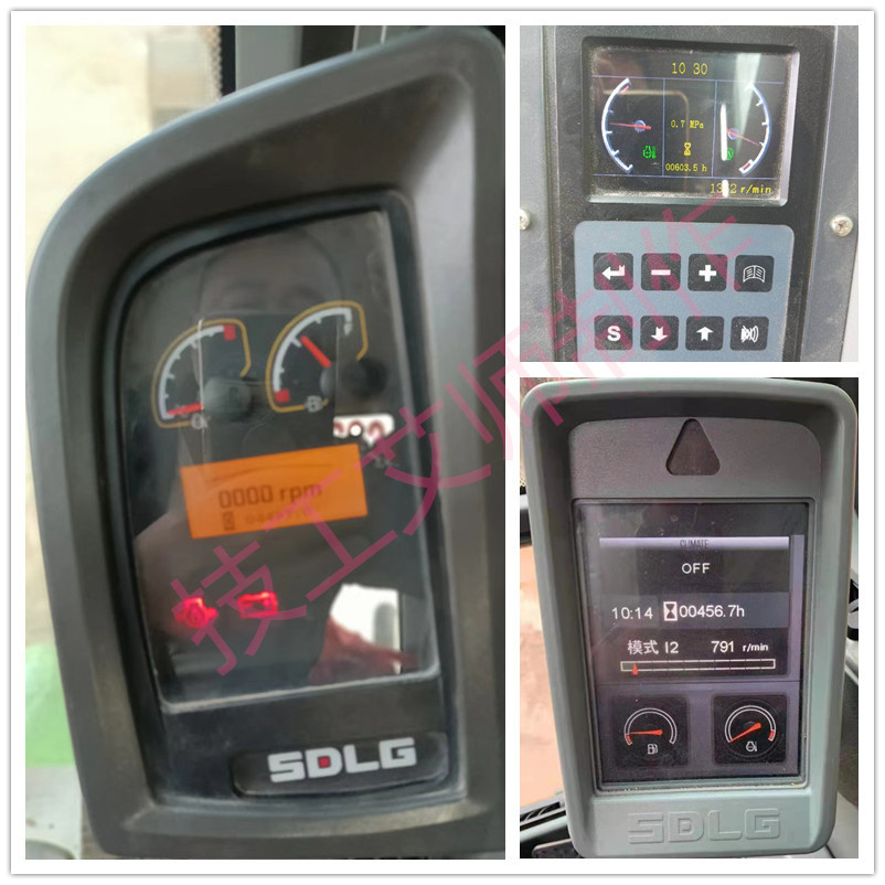 Lingong Excavator Loader Bulldozer Instrument Hour Meter Gauge Adjuster ...