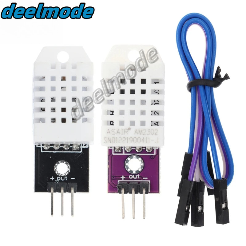 DHT22 Digital Temperature and Humidity Sensor AM2302 Module+PCB with ...