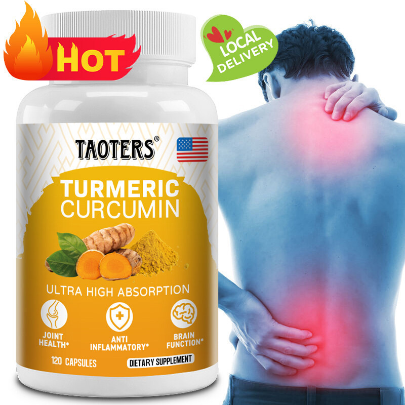 TAOTERS Turmeric Curcumin - Black Pepper for Maximum Absorption ...