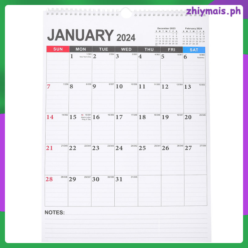 【in stock】 Large Wall Calendar Count down Countdown Daily Use 2024wall ...