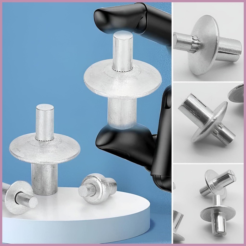 Aluminium Round Head Solid Rivets Dome Head Pop Rivet Core Pulling ...