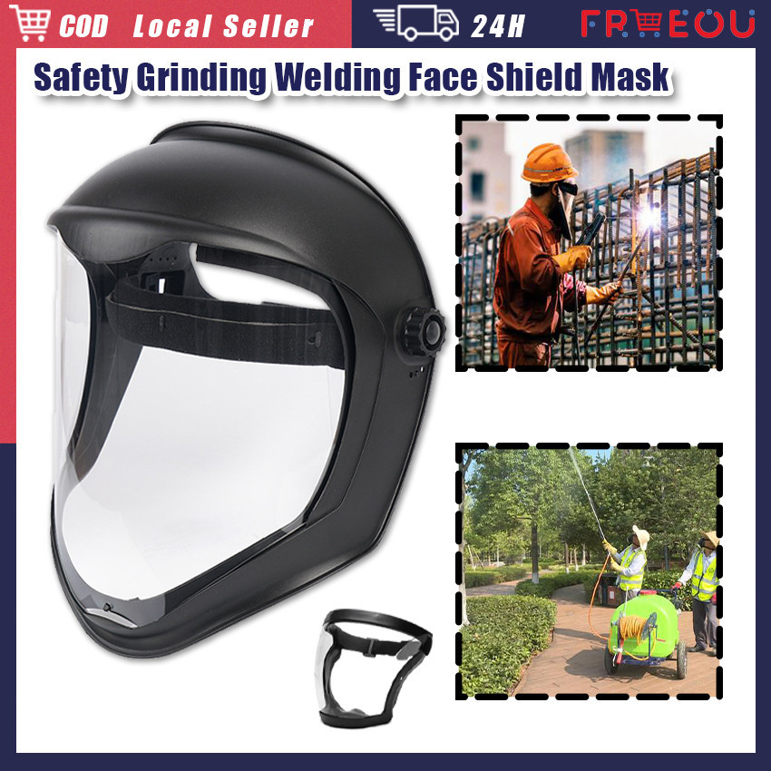 Safety Mask Face Shield Full Face Clear High-quality Polycarbonate ...
