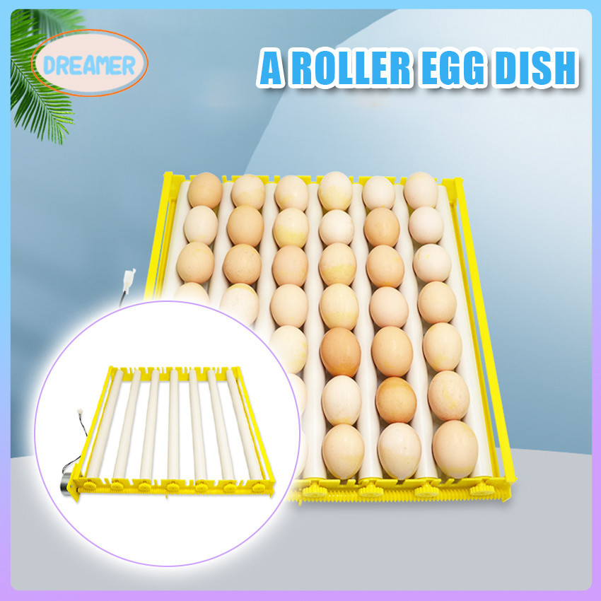 Automatic 360 Degree 42/56 Roller Rotating Automatic Egg Incubator Tray ...