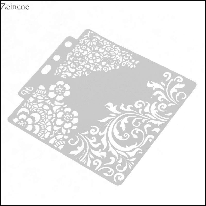 Zein Decorative Paper Card Template DIY Stencils Wall Painting ...