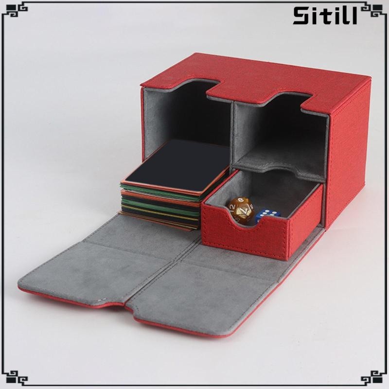 [Stand] Card Deck Storage Box Organizer Closure Case for Trading Card ...