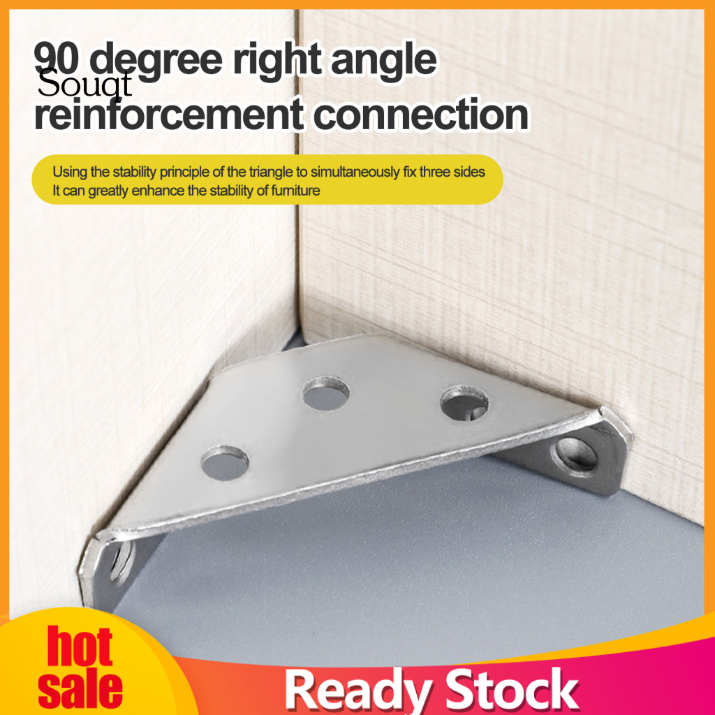 Right-angle Joint Reinforcement Shelf Brackets Rustproof Corner ...