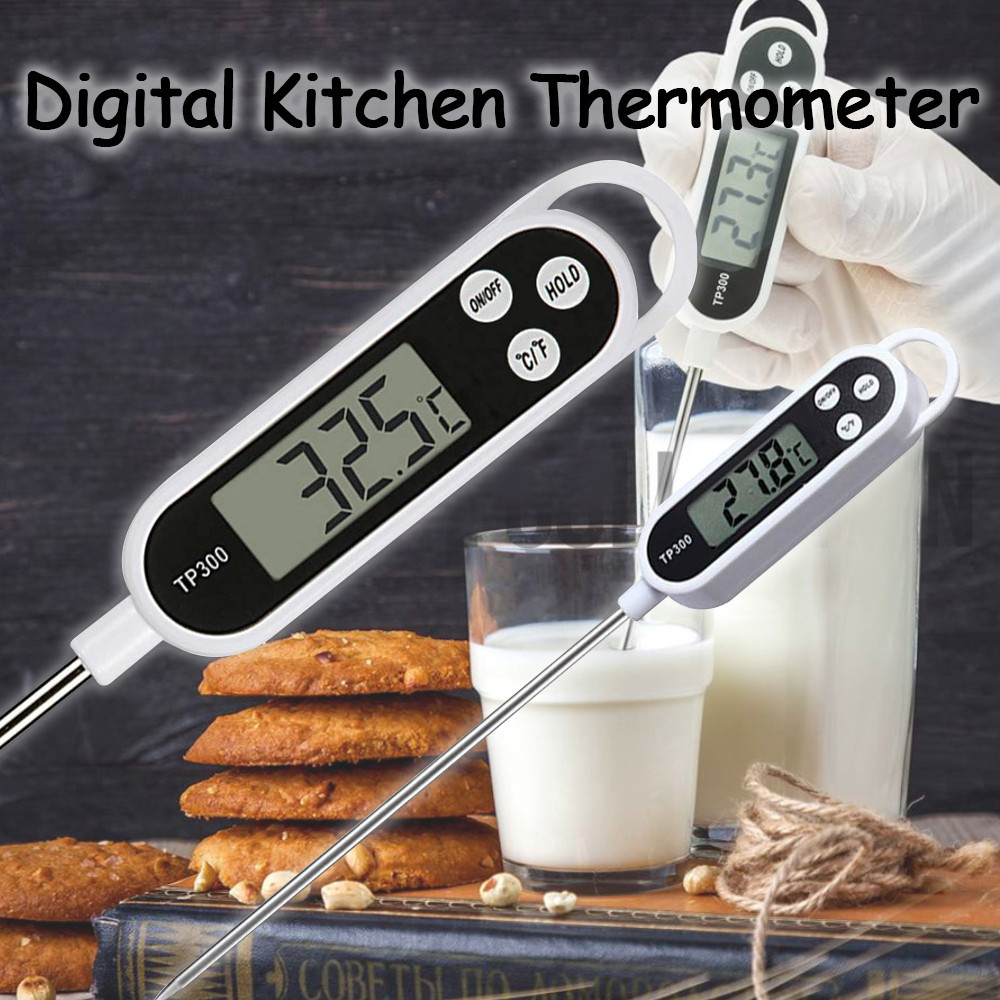 Kitchen Digital BBQ Thermometer Electronic Cooking Food Thermometer ...