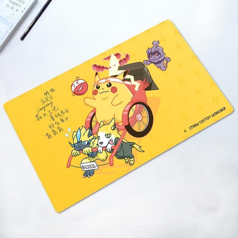 Pikachu Playmat Pokémon TCG with Three Legendary Dragons Single Player ...