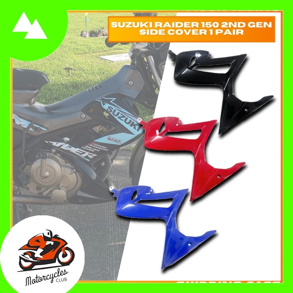 RAIDER 150 MOTORCYCLE FAIRINGS SIDE COVER 2ND GEN 1PAIR MOTOR PARTS A12 ...