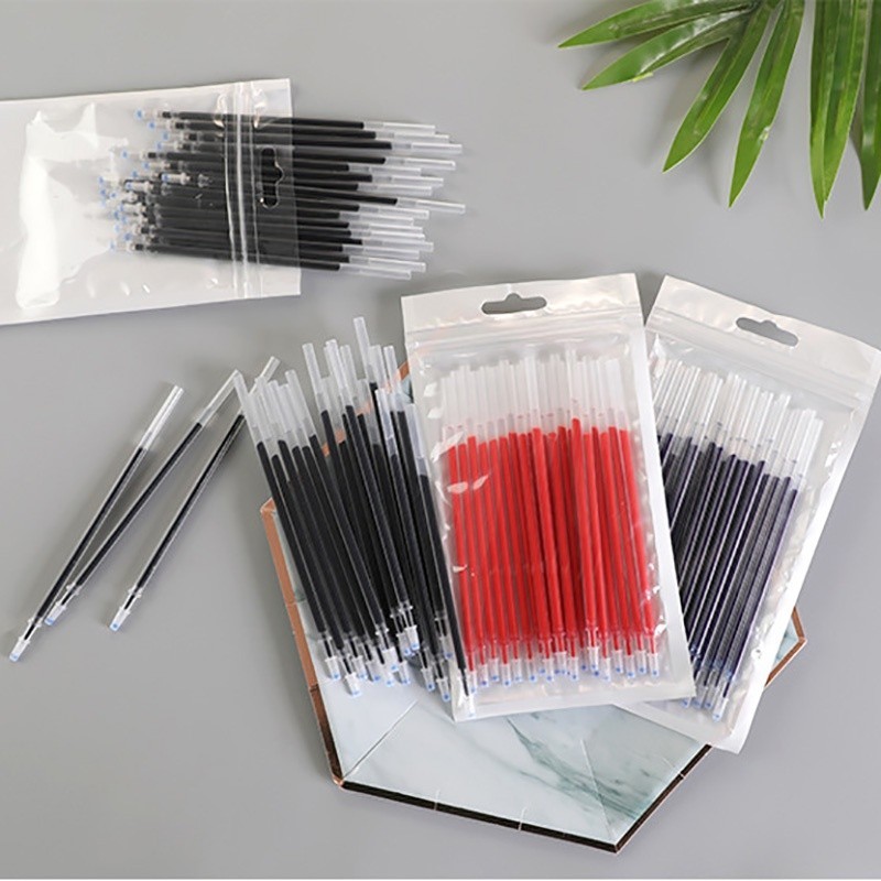 Set of 20 Handwriting Black/red/blue Replacement Refill Neutral Gel Ink ...
