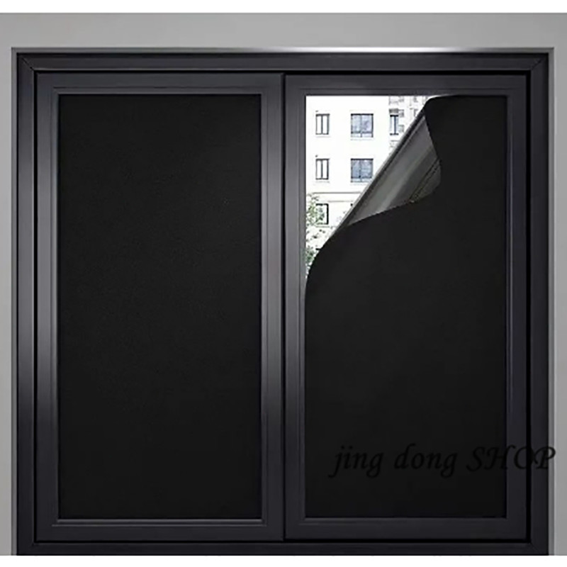 Glass Sticker Blockout Window Shade Bedroom Sunscreen Insulating Film ...