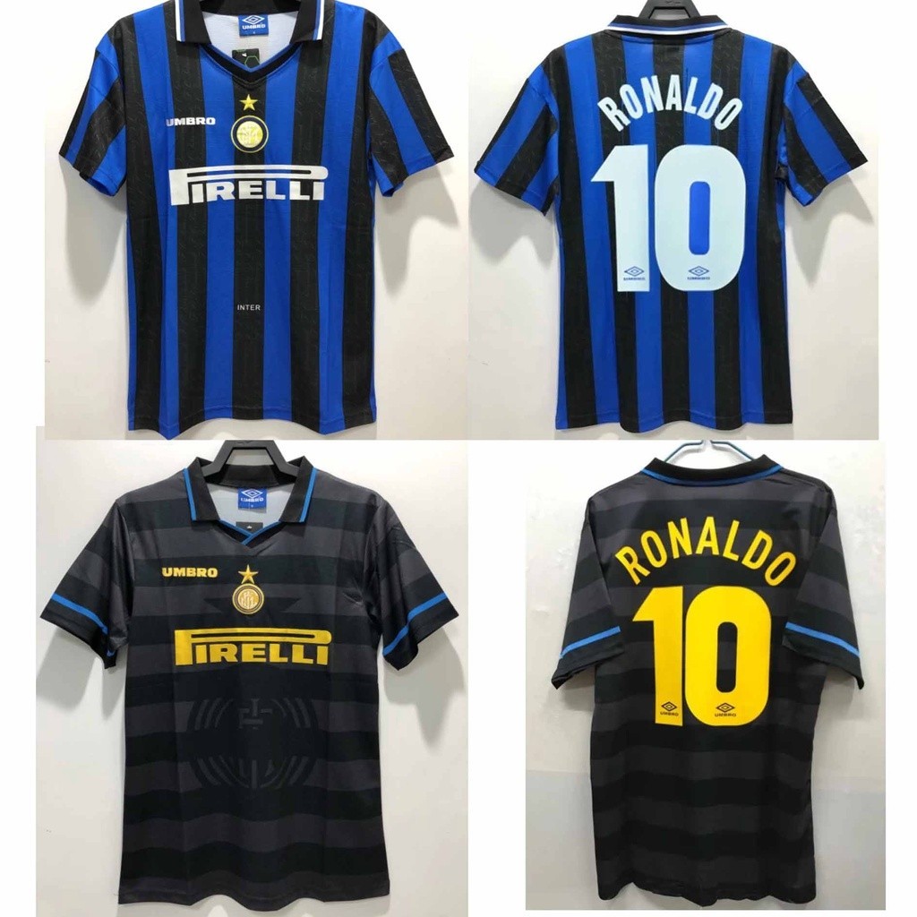 97-98 retro Inter Milan football shirt Home and Away Soccer Jersey ...