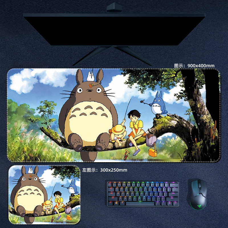 90x40cm Anime Totoro large Mouse Pads Totoro Kusakabe Satsuki Mei ...