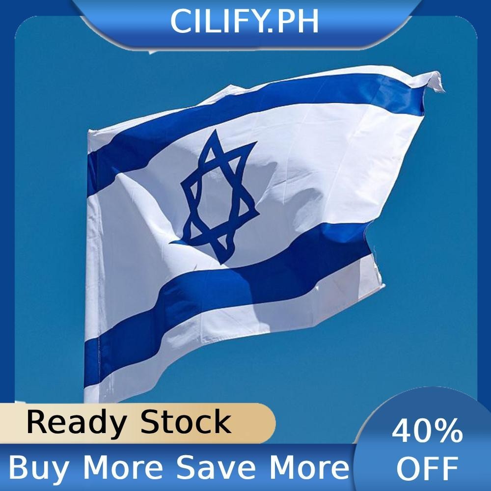 Indoor Outdoor Banner 3x5FT Israel Large Flag for Festival Parades ...